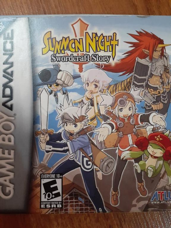 GBA Summon Night Swordcraft Story (BOX ONLY! NO GAME), Video Gaming ...