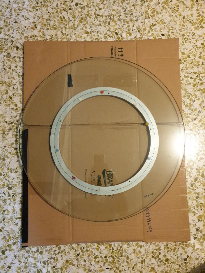 Glass Cover + Table Turner, Furniture & Home Living, Furniture, Tables ...