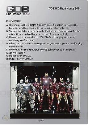 GOB Lighting Boxes For 1/6 & 1/4 Scale Action Figures, Hobbies & Toys ...