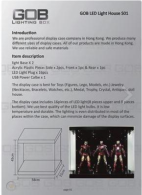 GOB Lighting Boxes For 1/6 & 1/4 Scale Action Figures, Hobbies & Toys ...