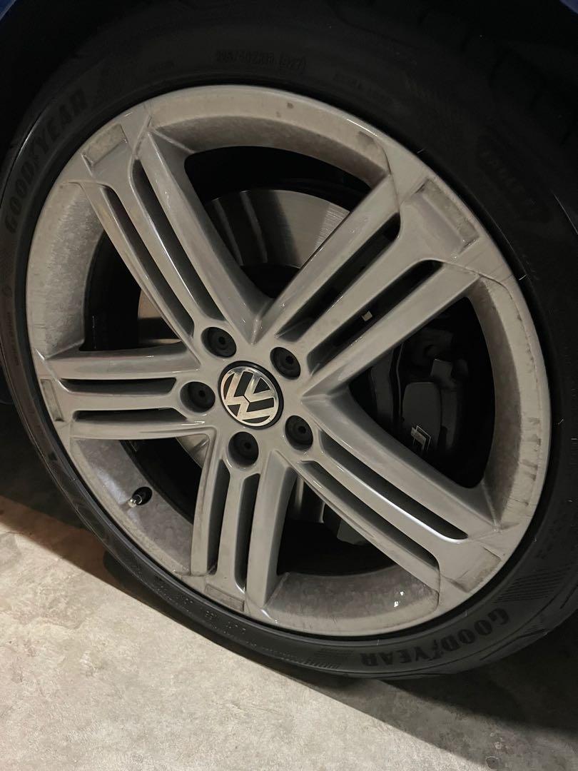 Golf R Rims 5x112 18 inch, Car Accessories, Tyres & Rims on Carousell