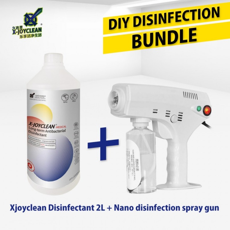 Disinfection Spray Gun Sanitising Nano Mist FUMIGATION DIY Kit by ...