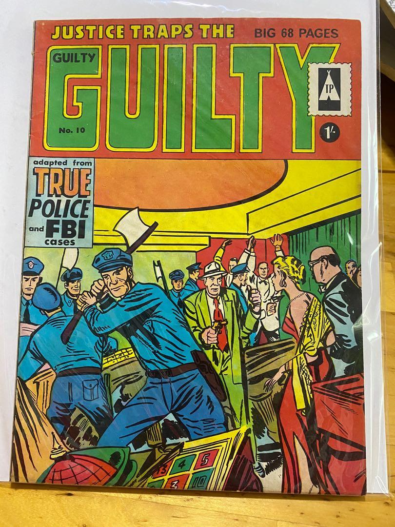 Guilty (Justice Traps The Guilty comic) by TP (Vintage Comic series ...