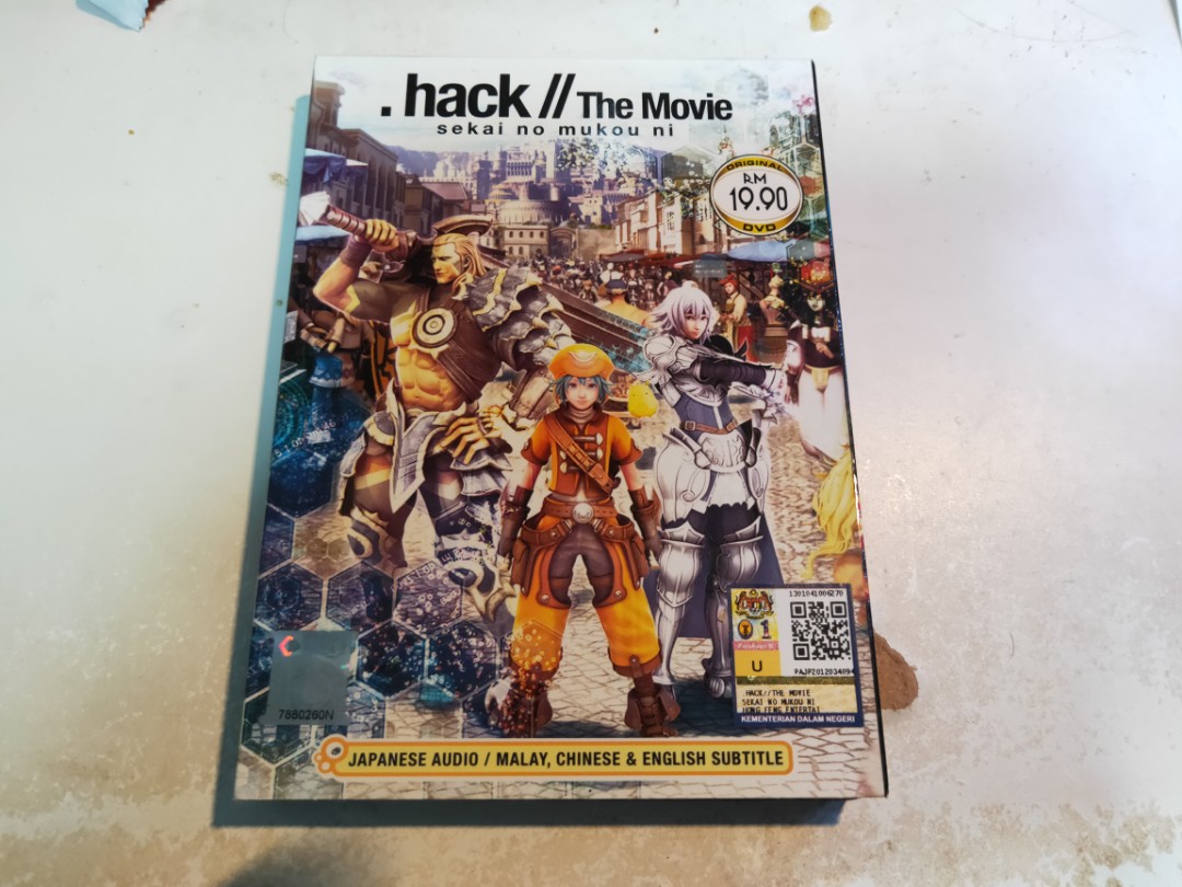 .hack// The Movie, Hobbies & Toys, Music & Media, CDs & DVDs on Carousell