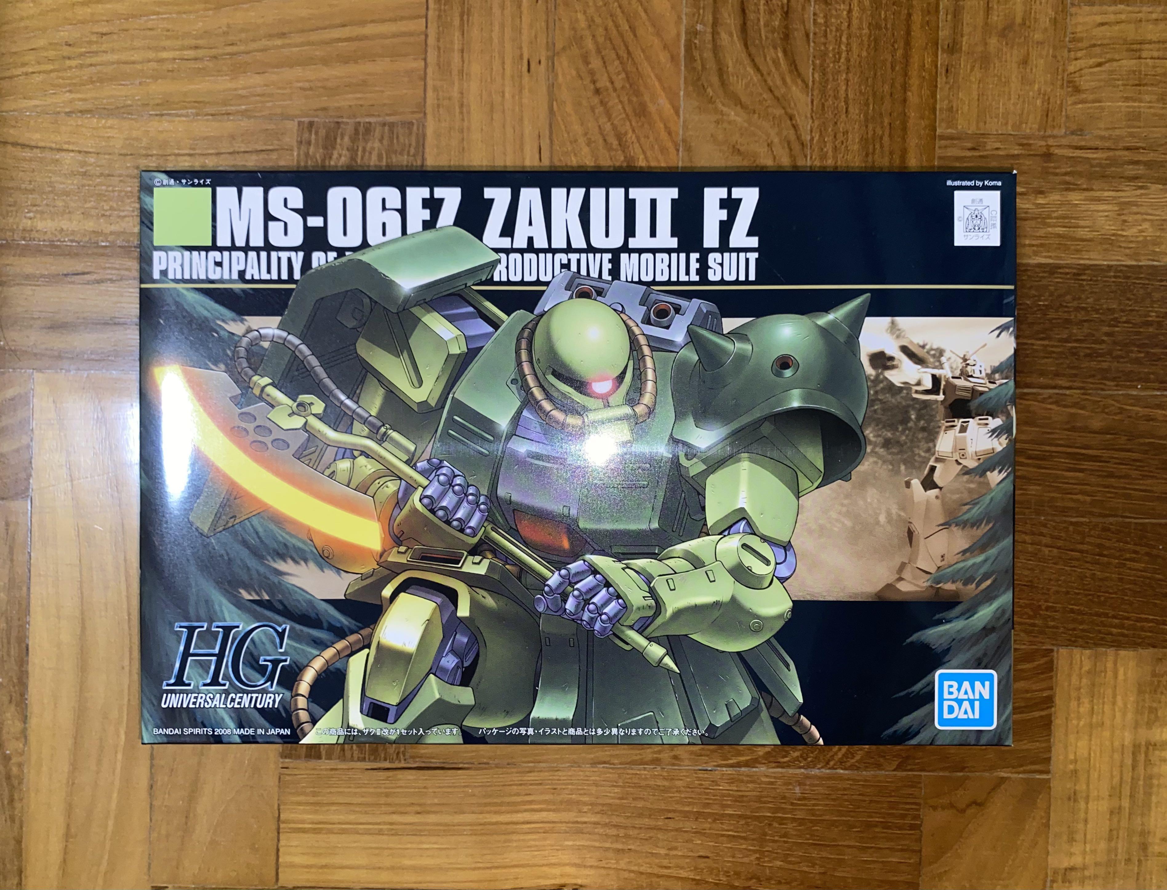 HGUC MS-06FZ Zaku II FZ Gundam Gunpla, Hobbies & Toys, Toys & Games on Carousell