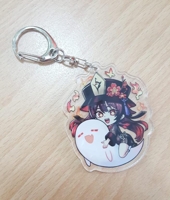 Hu Tao Genshin Impact Fanart Anime RPG Gacha Game Mihoyo Acrylic ...