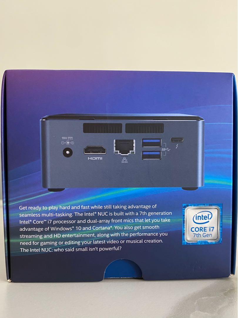 Intel i7 NUC Mini PC Kit NUC7i7BNH, Computers & Tech, Desktops on Carousell