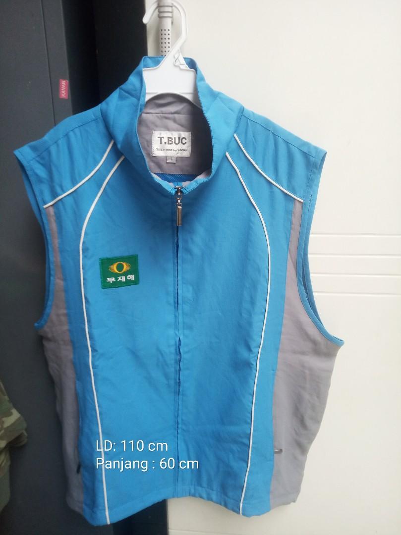 Jaket rompi bahan parasut tebal, Fesyen Pria, Pakaian , Baju Luaran di ...