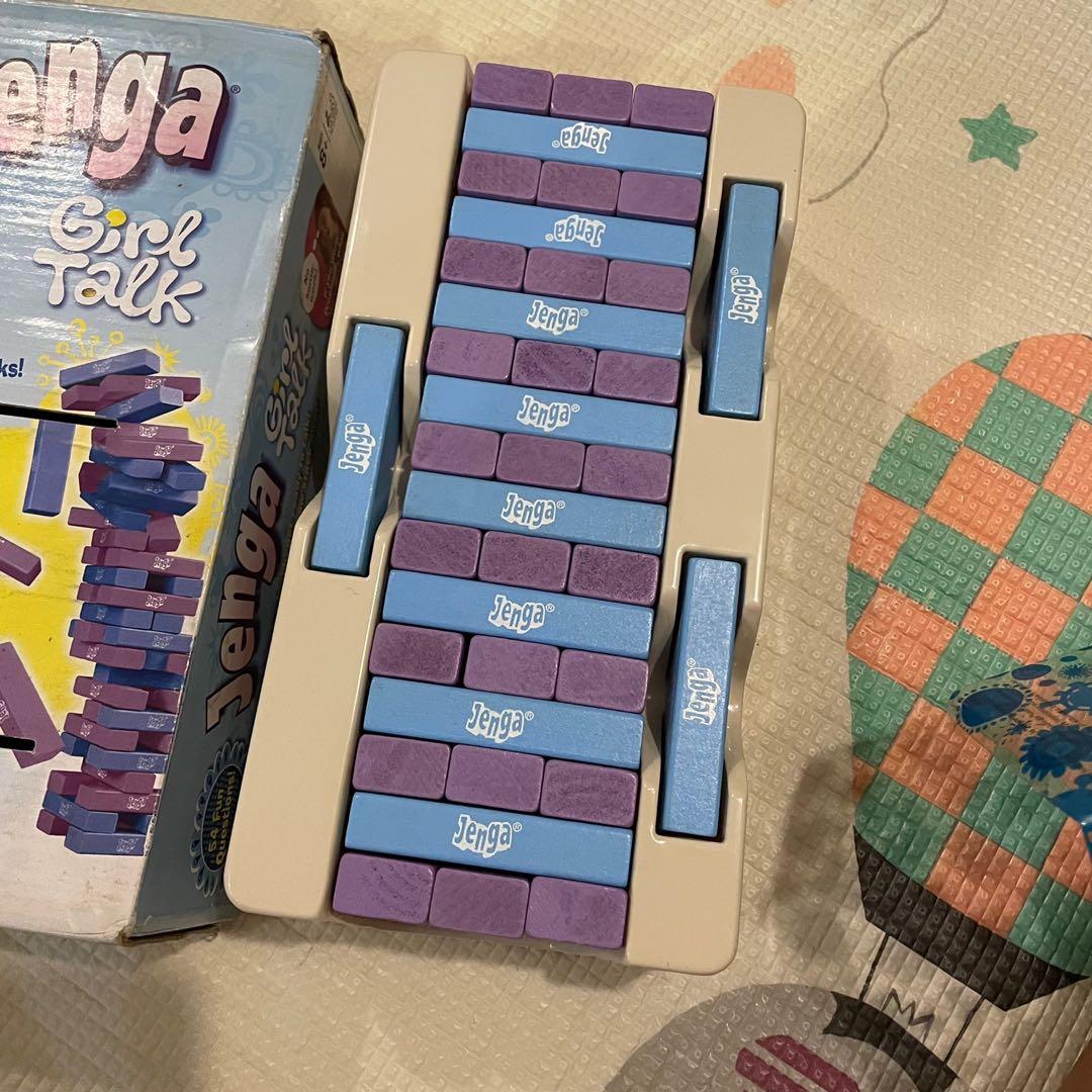 Jenga Girl Talk, Hobbies & Toys, Toys & Games on Carousell