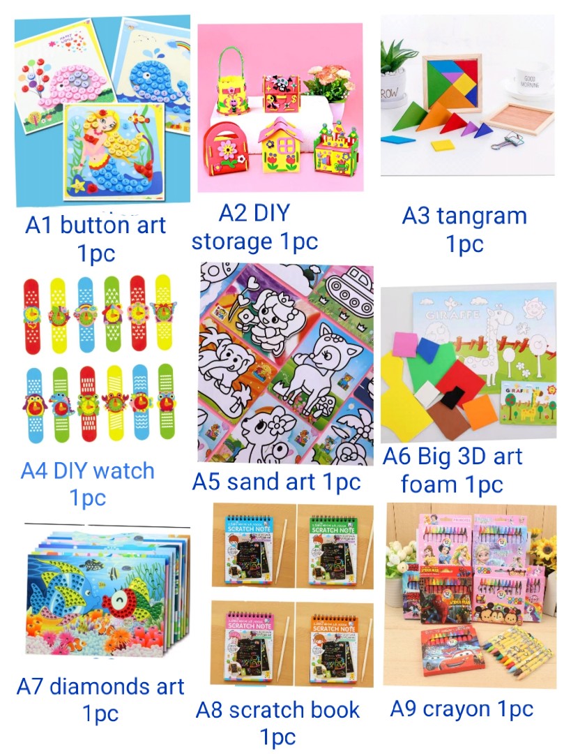 kids birthday party goodies set, you choose we pack, pls pm let us know ...