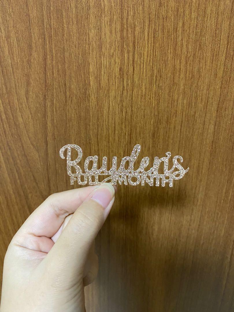 Kids Full Month Cupcake Topper, Hobbies & Toys, Stationery & Craft ...