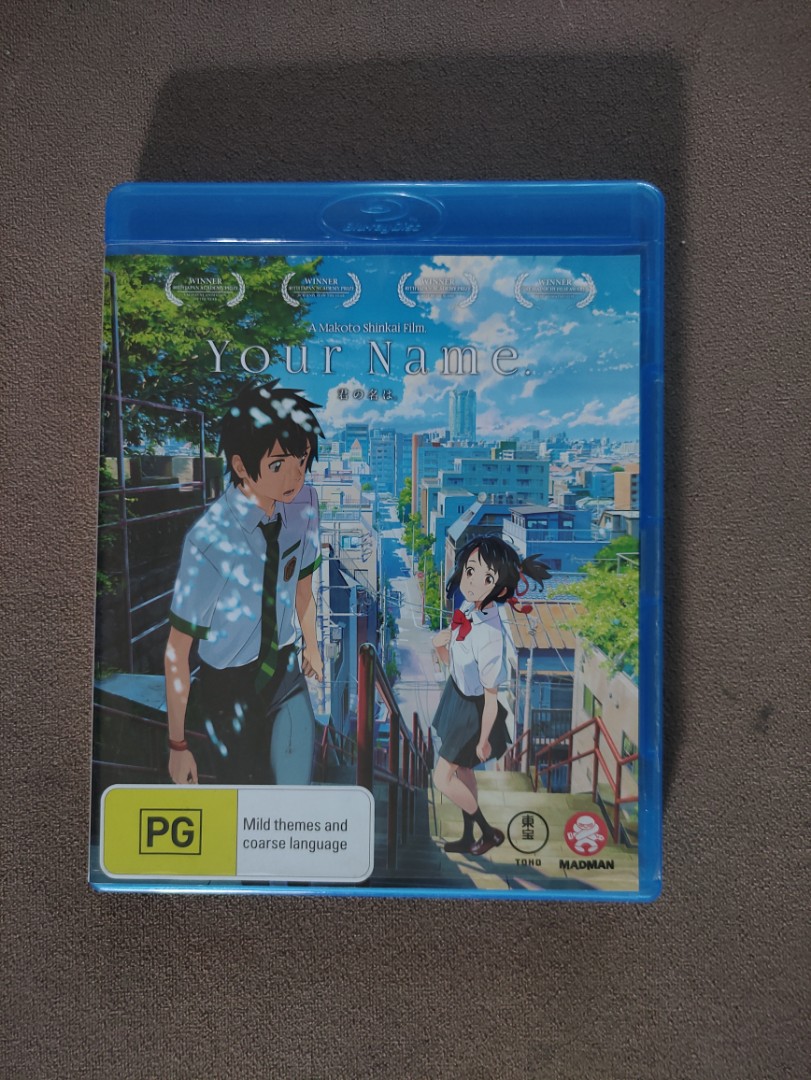 Kimi No Na Wa Bluray | Your Name anime (Original), Hobbies & Toys ...