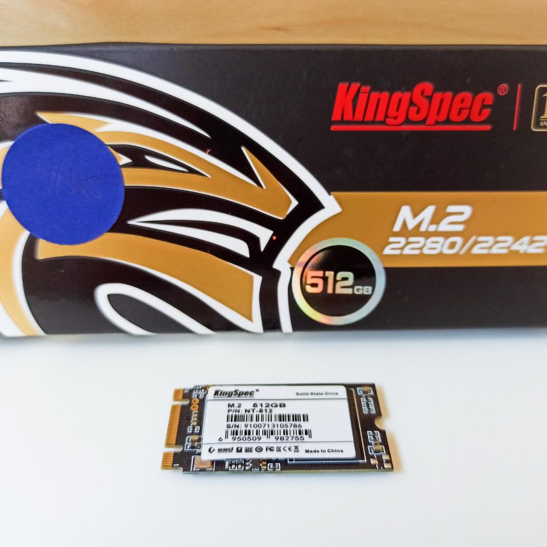 Kingspec NT512 M2 2242 512GB Ssd, Computers & Tech, Parts & Accessories ...