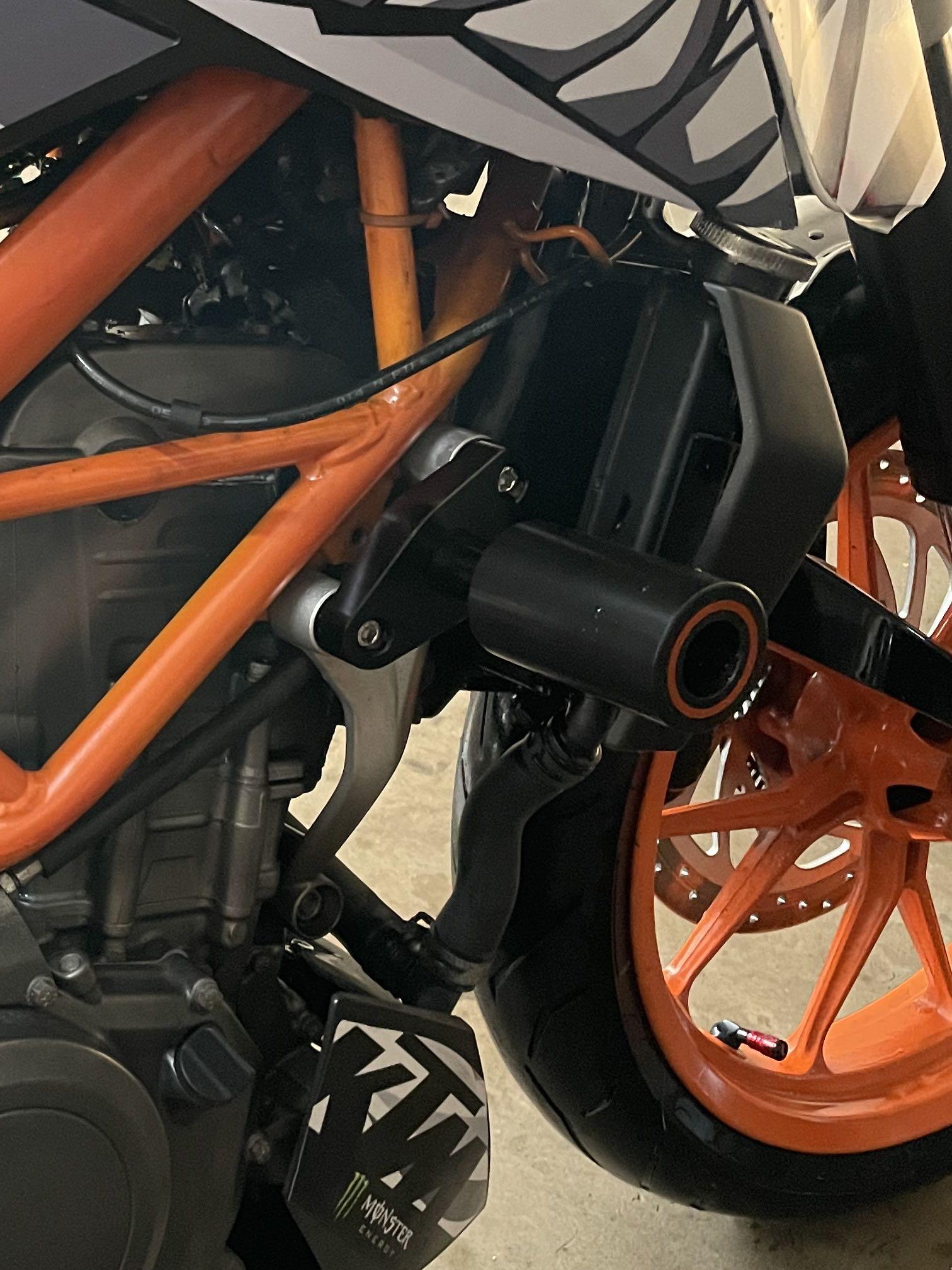 KTM Duke Frame Sliders, Motorcycles, Motorcycle Accessories on Carousell