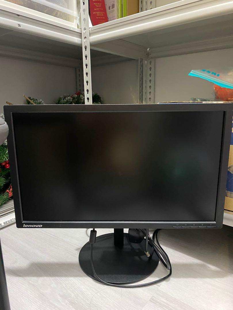 Lenovo 21 inch LED Monitor VGA with HDMI to VGA converter (Ugreen ...