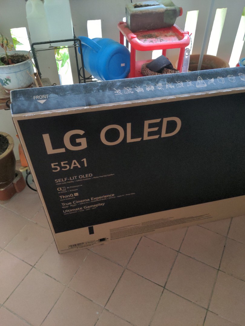 LG oled 55 inch A1 Box, TV & Home Appliances, TV & Entertainment, TV on ...