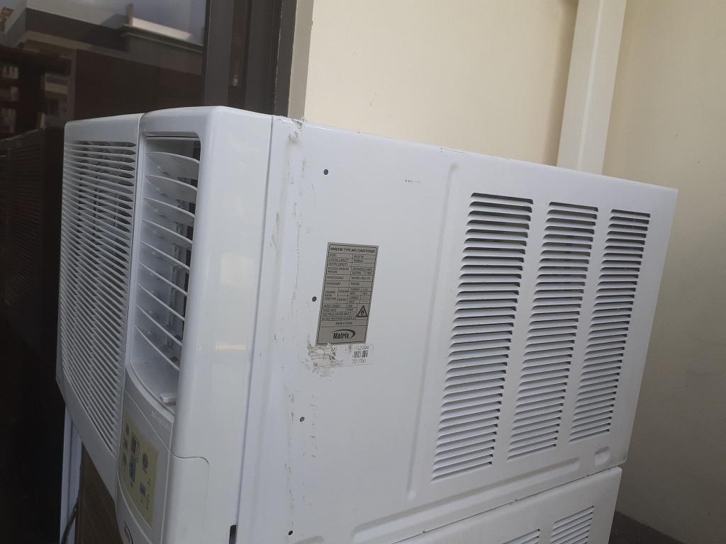 Matrix Inverter-Grade Window-type Aircon 1HP, TV & Home Appliances, Air ...