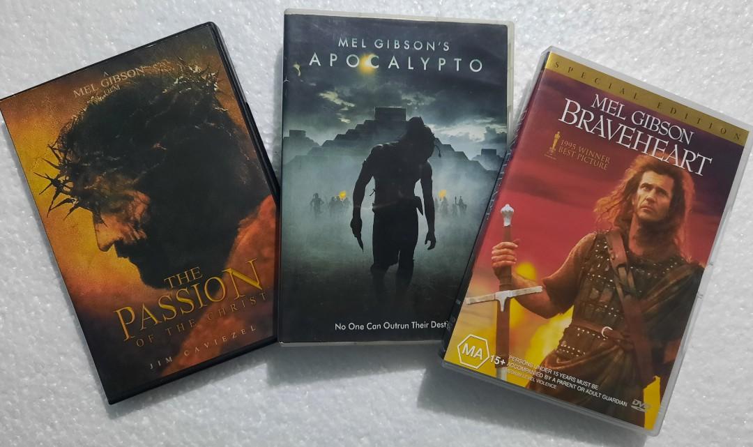 MEL GIBSON Directorial Movies DVD Collection, Hobbies & Toys, Music ...