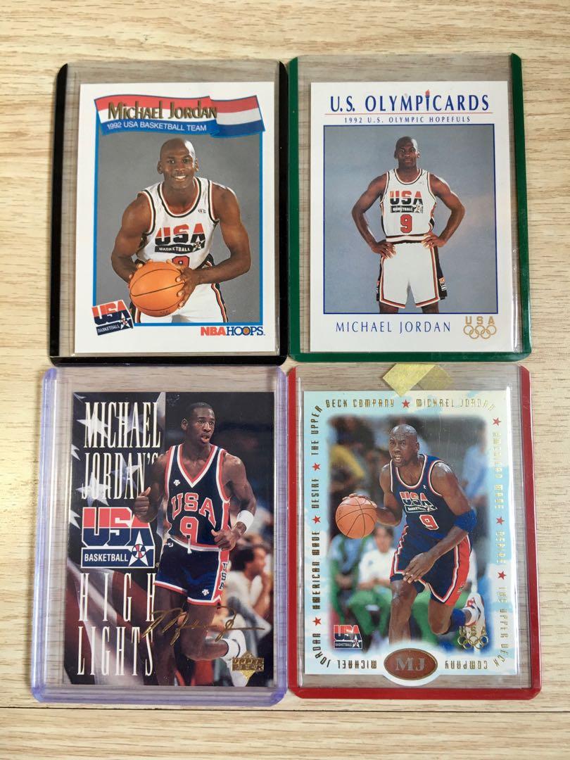 Michael Jordan Team USA Dream team Nba cards lot, Hobbies & Toys, Toys ...