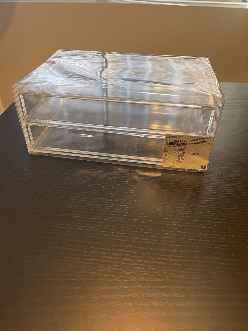 Muji Acrylic Box, Women's Fashion, Jewelry & Organisers, Accessory ...