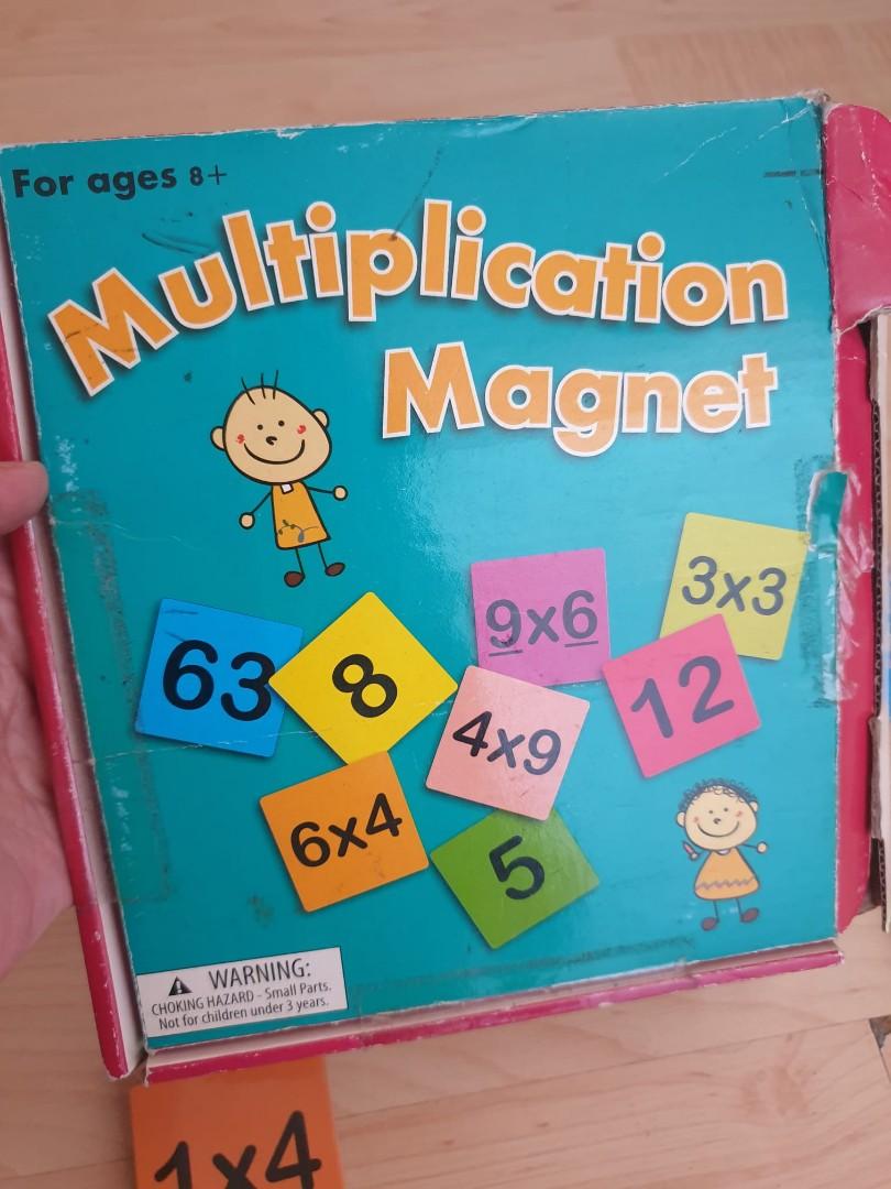 Multiplication Magnets, Hobbies & Toys, Books & Magazines, Children's ...