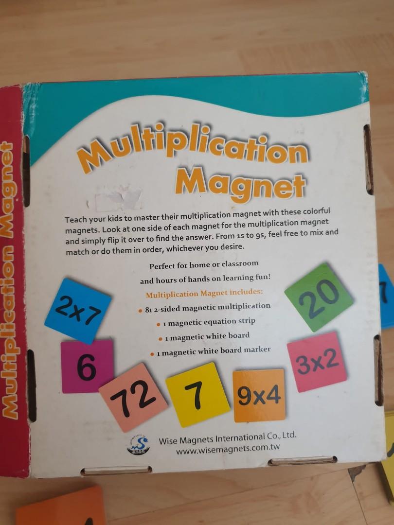 Multiplication Magnets, Hobbies & Toys, Books & Magazines, Children's ...
