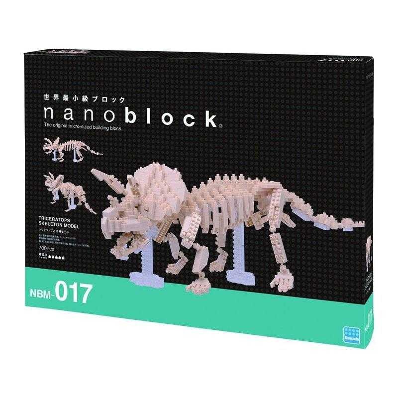 Nanoblock NBM-017 三角龍骨架模型, 興趣及遊戲, 玩具 & 遊戲類 - Carousell