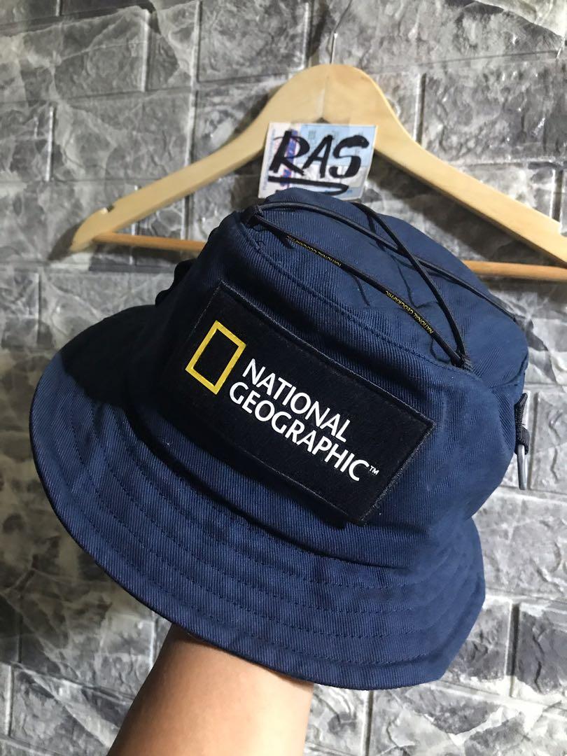 Reprice NATIONAL GEOGRAPHIC engineer bucket hat, Men's Fashion, Watches ...