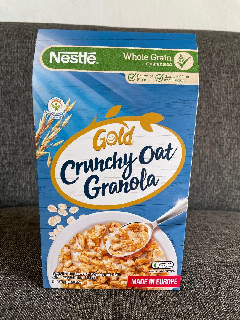Nestle Gold Crunchy Oat Granola, Food & Drinks, Packaged & Instant Food ...