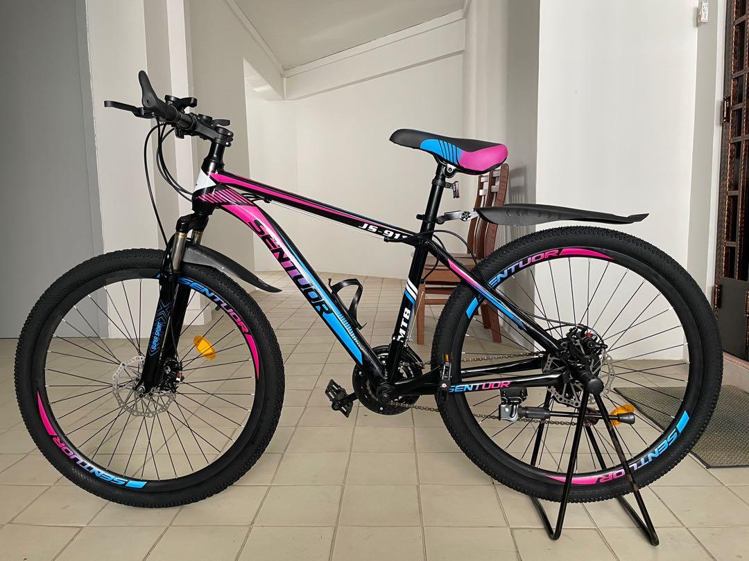New 21 Gear Speed 26 Inches Sentour Mountain Bike c/w Front Suspension ...