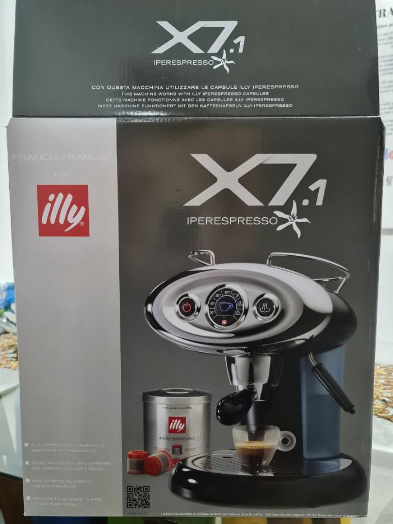 (New) Illy X7.1 iperEspresso Espresso & Coffee Machine - Black Color, TV & Home Appliances ...