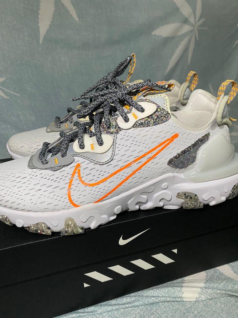 Nike React Vision Laser Collection Reflective Pair, Men's Fashion ...