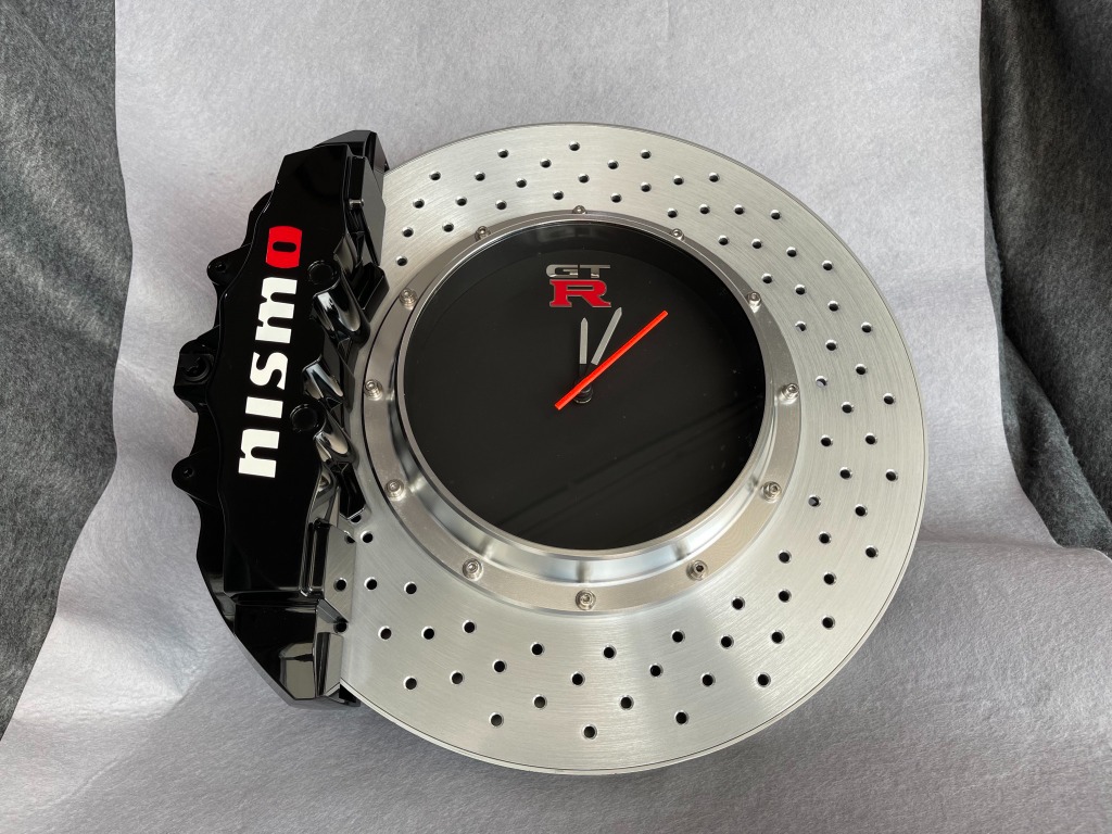 NISMO Nissan Skyline GT-R Brake Disc Wall Clock (from Japan), Furniture ...