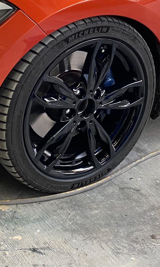 Original BMW F20 M135 Msport 18” staggered rims, Car Accessories, Tyres ...