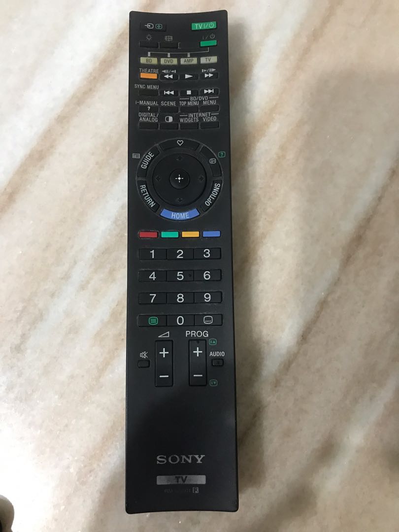 Original Sony tv remote controller, TV & Home Appliances, TV ...