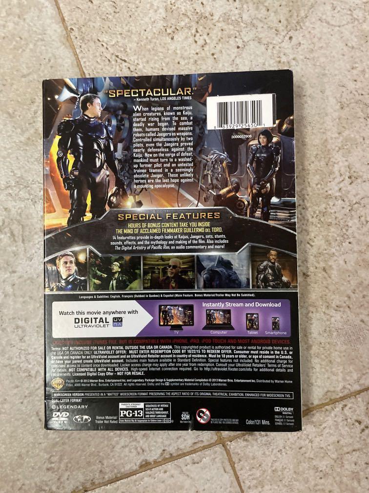Pacific rim Dvd two disc special edition, Hobbies & Toys, Music & Media ...