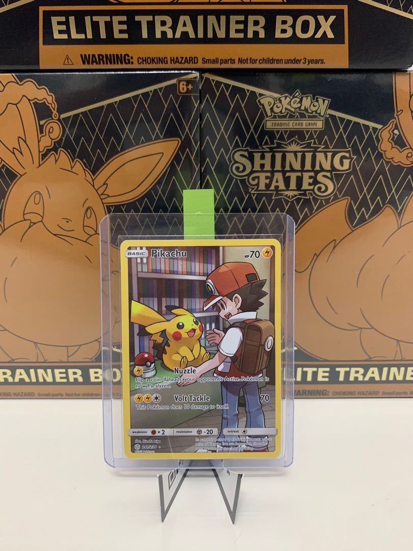 Pikachu CHR Pokemon TCG, Hobbies & Toys, Toys & Games on Carousell
