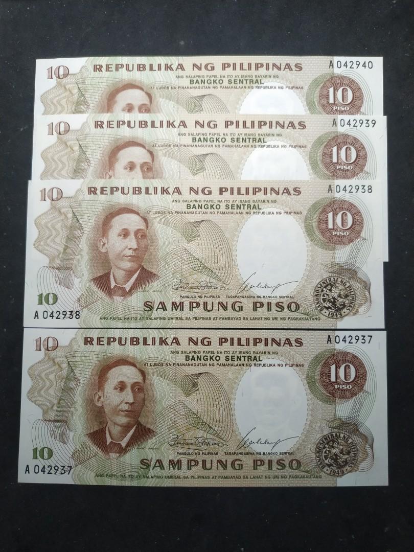 Pilipino Series Banknotes, Hobbies & Toys, Memorabilia & Collectibles ...