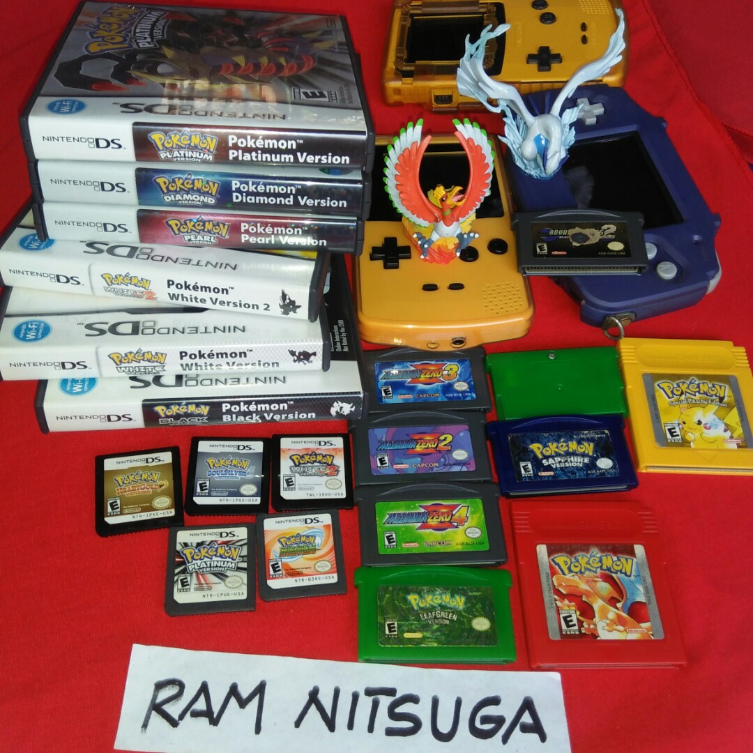 Pokemon DS GBA Series and others, Video Gaming, Video Game Consoles ...