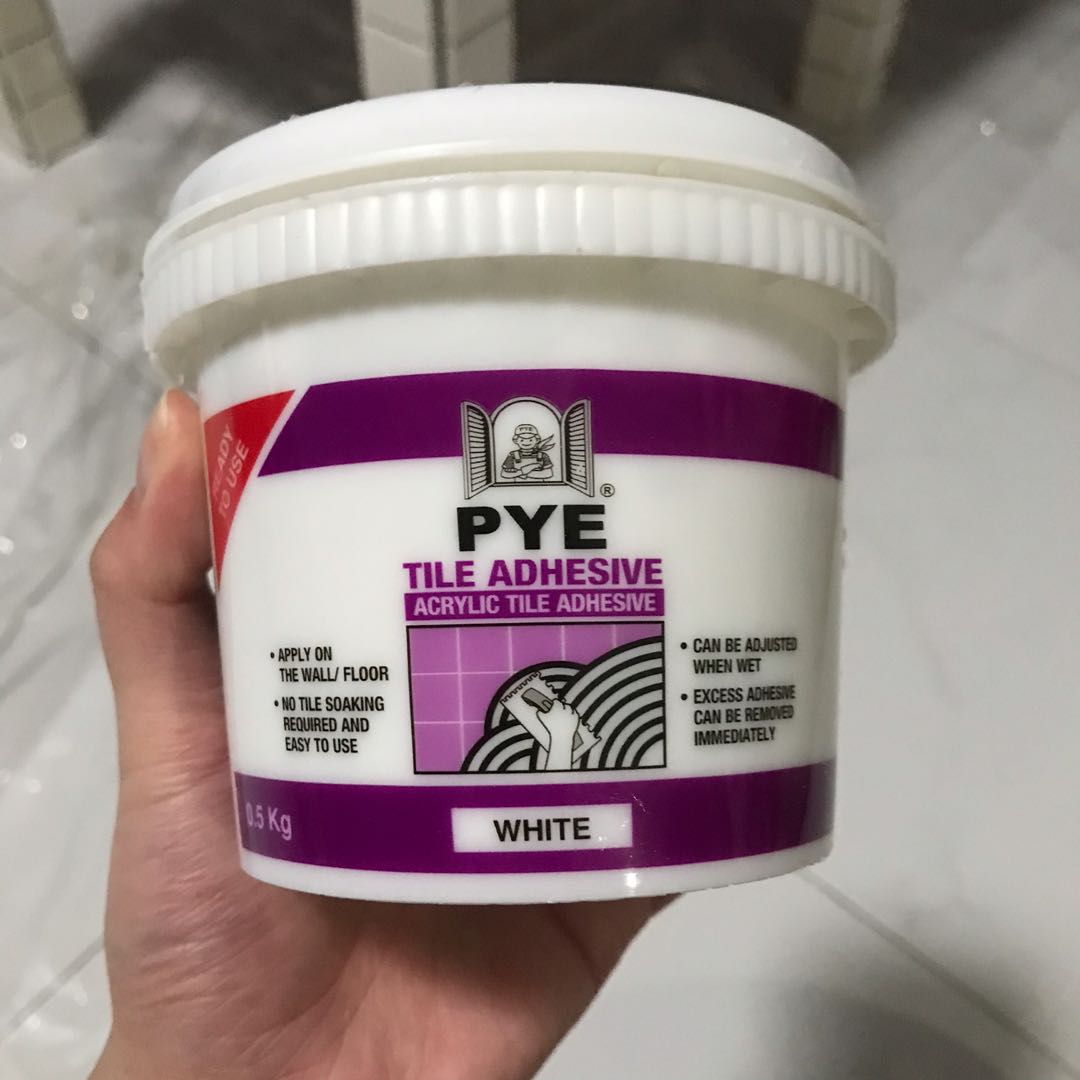 PYE Tile Adhesive / Glue White Ready To Use Tiktok Tile Table DIY ...