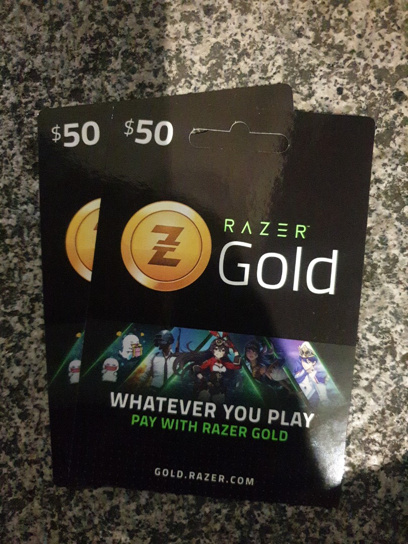 Razer Gold card, Video Gaming, Gaming Accessories, Game Gift Cards ...