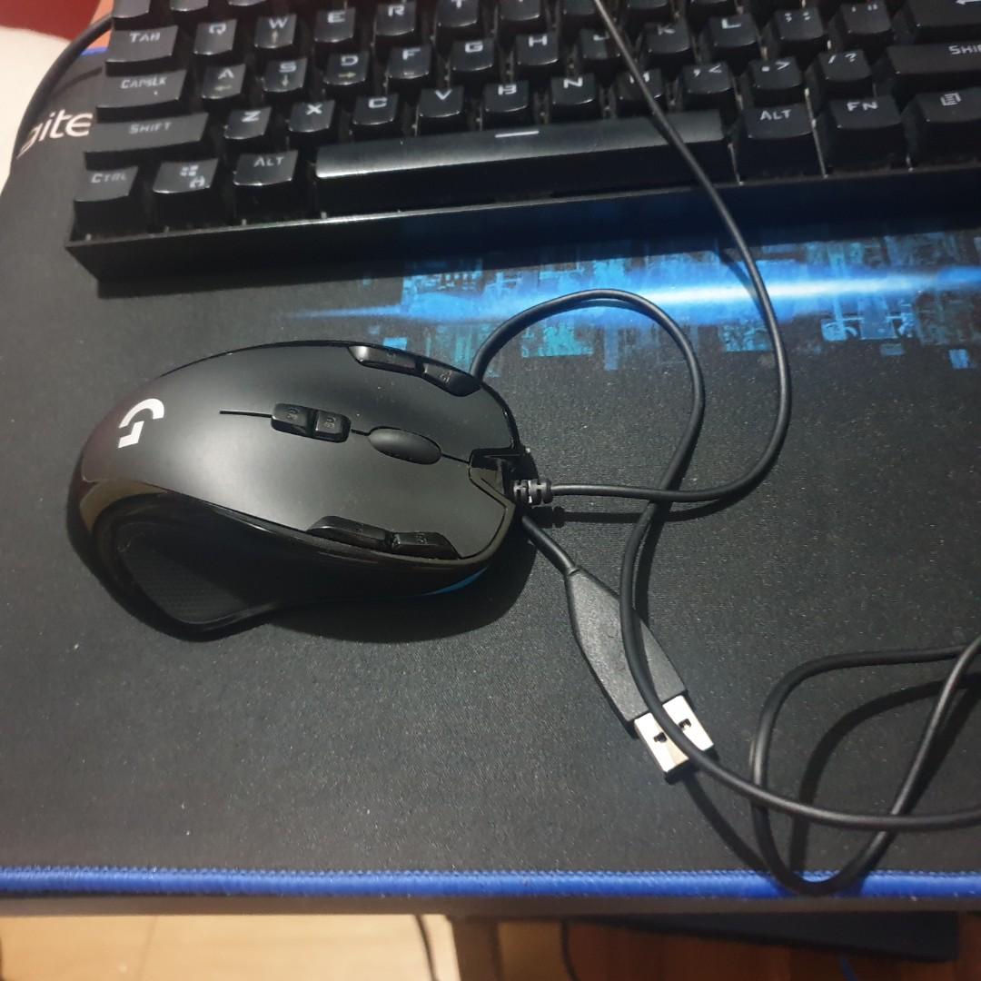 Red dragon keyboard plus logitech mouse, Computers & Tech, Parts ...