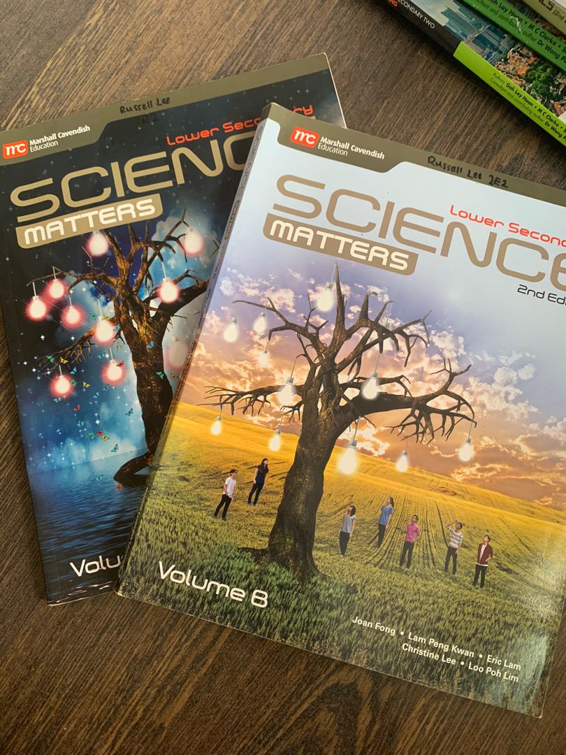 science matters volume a and b lower secondary textbook guidebook ...
