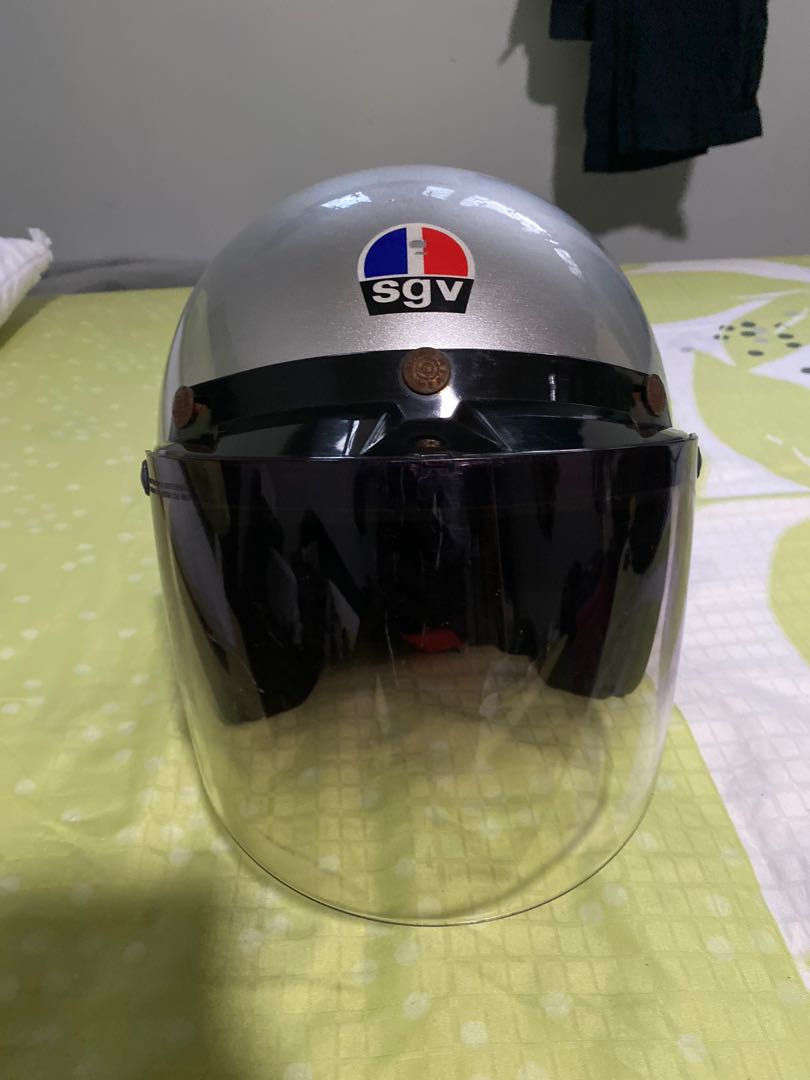 Sgv helmet, Motorcycles, Motorcycle Apparel on Carousell