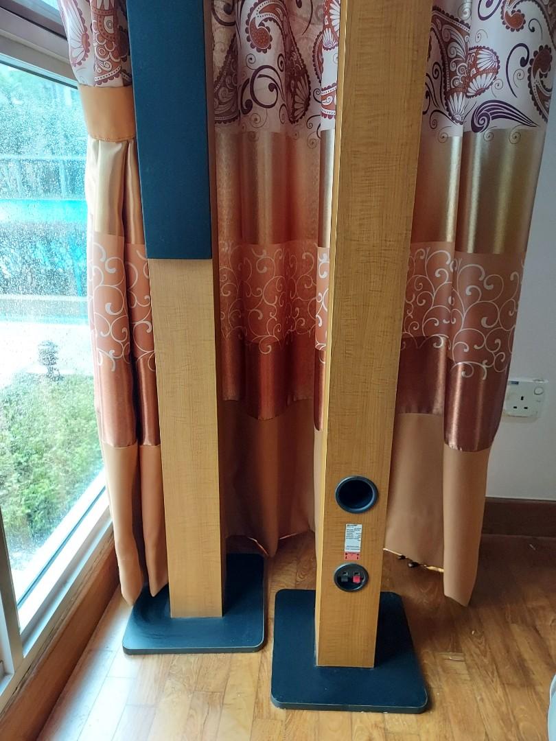 Sharp Tower Speakers, Audio, Soundbars, Speakers & Amplifiers on Carousell