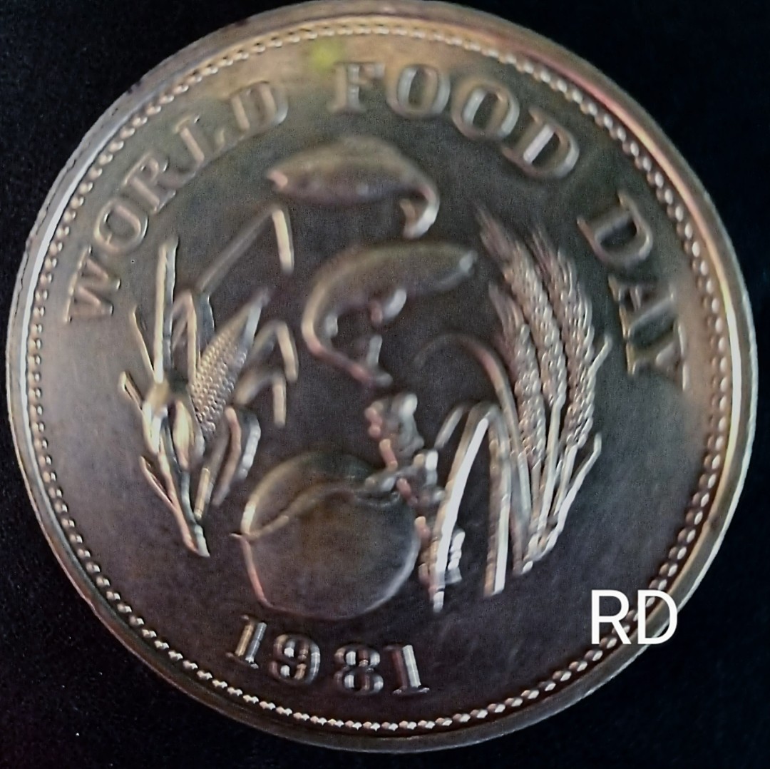 Silver 1981 World Food Day 25 Piso Commemorative Coin, Hobbies & Toys ...