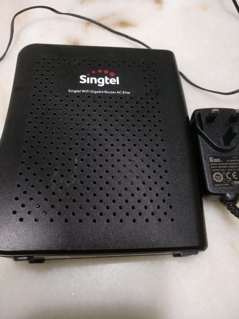 Singtel WiFi Gigabit Router AC Elite, Computers & Tech, Parts ...