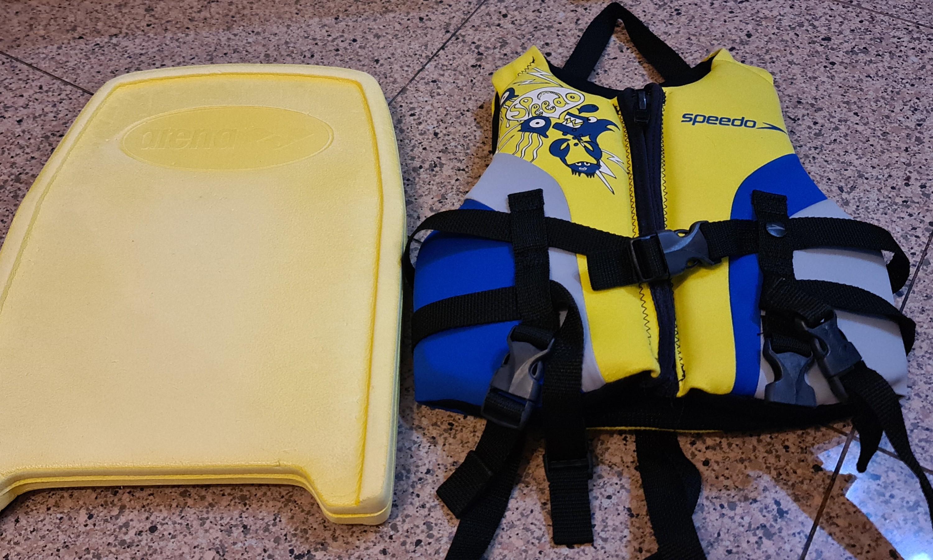 Speedo Life Jacket Float & Arena Swimming Board, Sports Equipment ...
