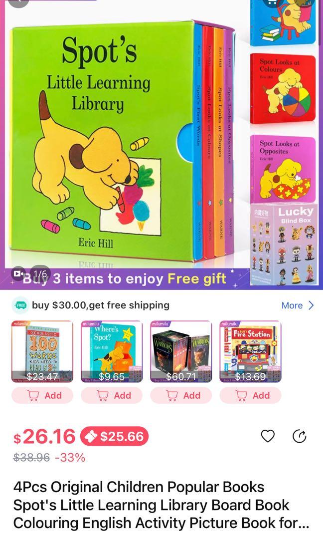 Spot’s Little Learning Library Set - Board Book, Hobbies & Toys, Books ...