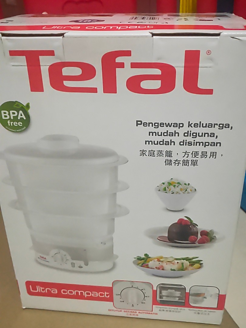 Tefal ultra compact multi tier steamer, TV & Home Appliances, Kitchen ...